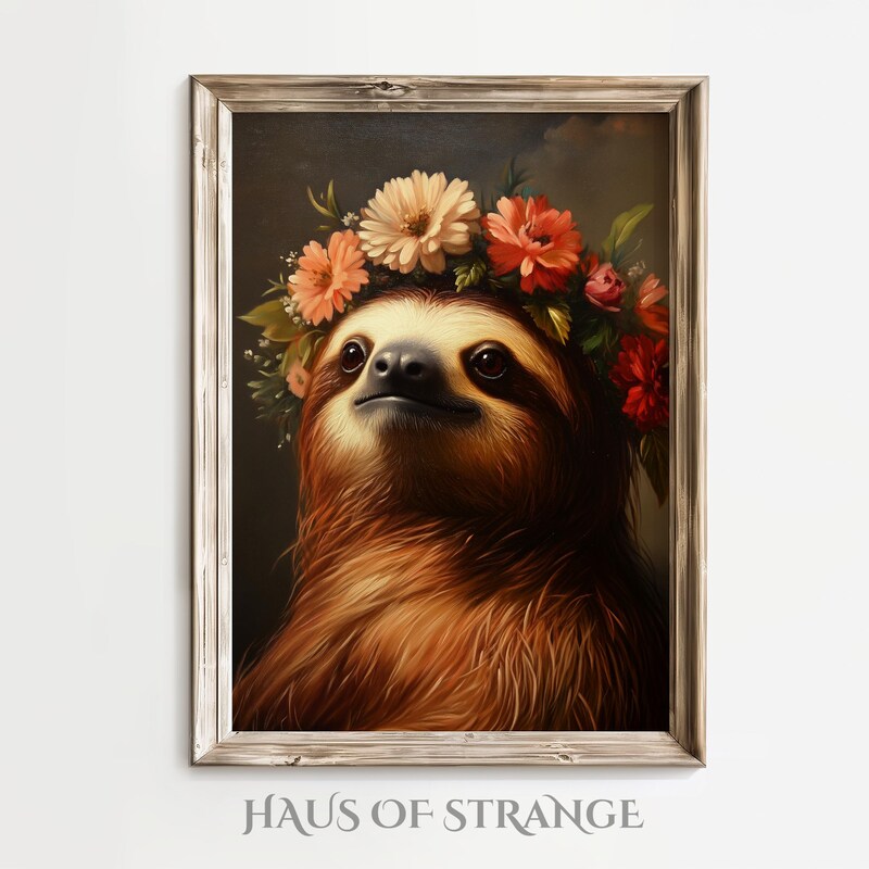 Sloth Painting - Etsy