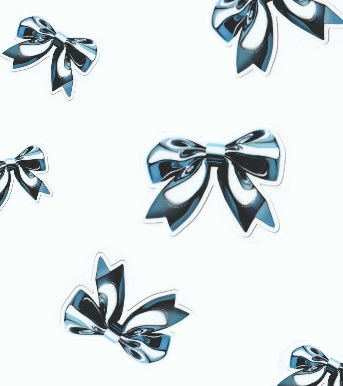 Cyber Coquette Ribbon, Vinyl Sticker - Etsy