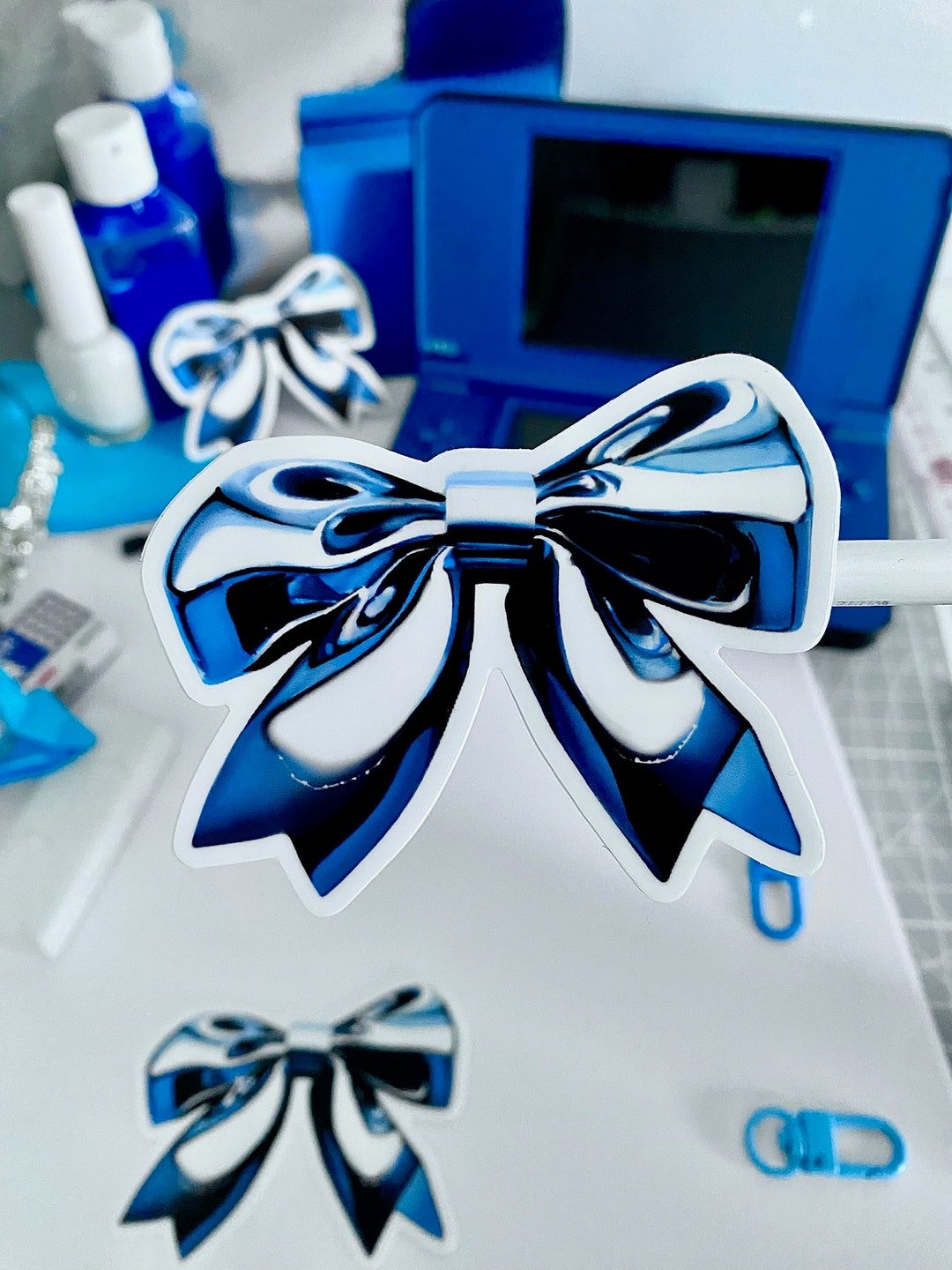 Cyber Coquette Ribbon Sticker - Etsy