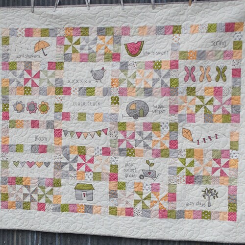 Vintage Spring Quilt Pattern Vintage Truck Spring Quilt - Etsy