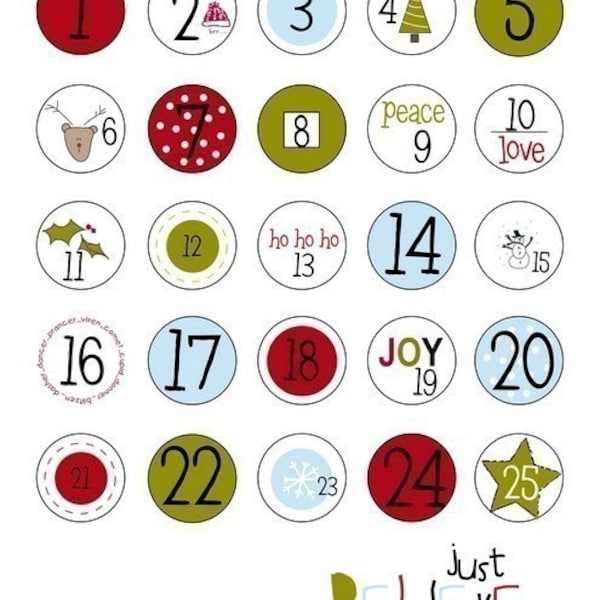 Christmas Countdown - Etsy