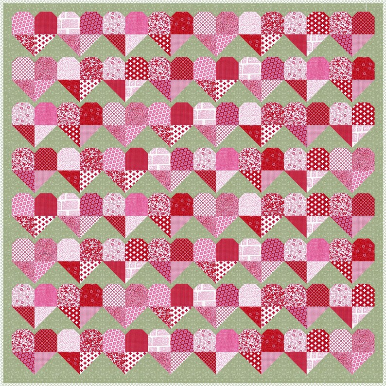 Love - Quilt Pattern Download - Etsy