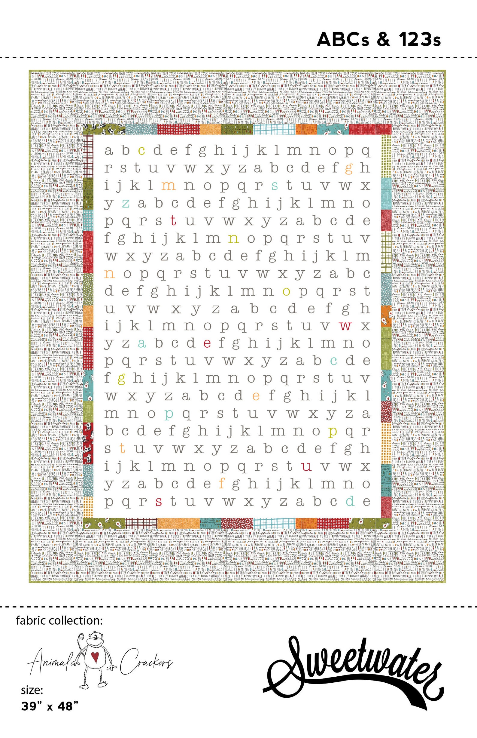 ABC'S & 123's Pattern Download - Etsy