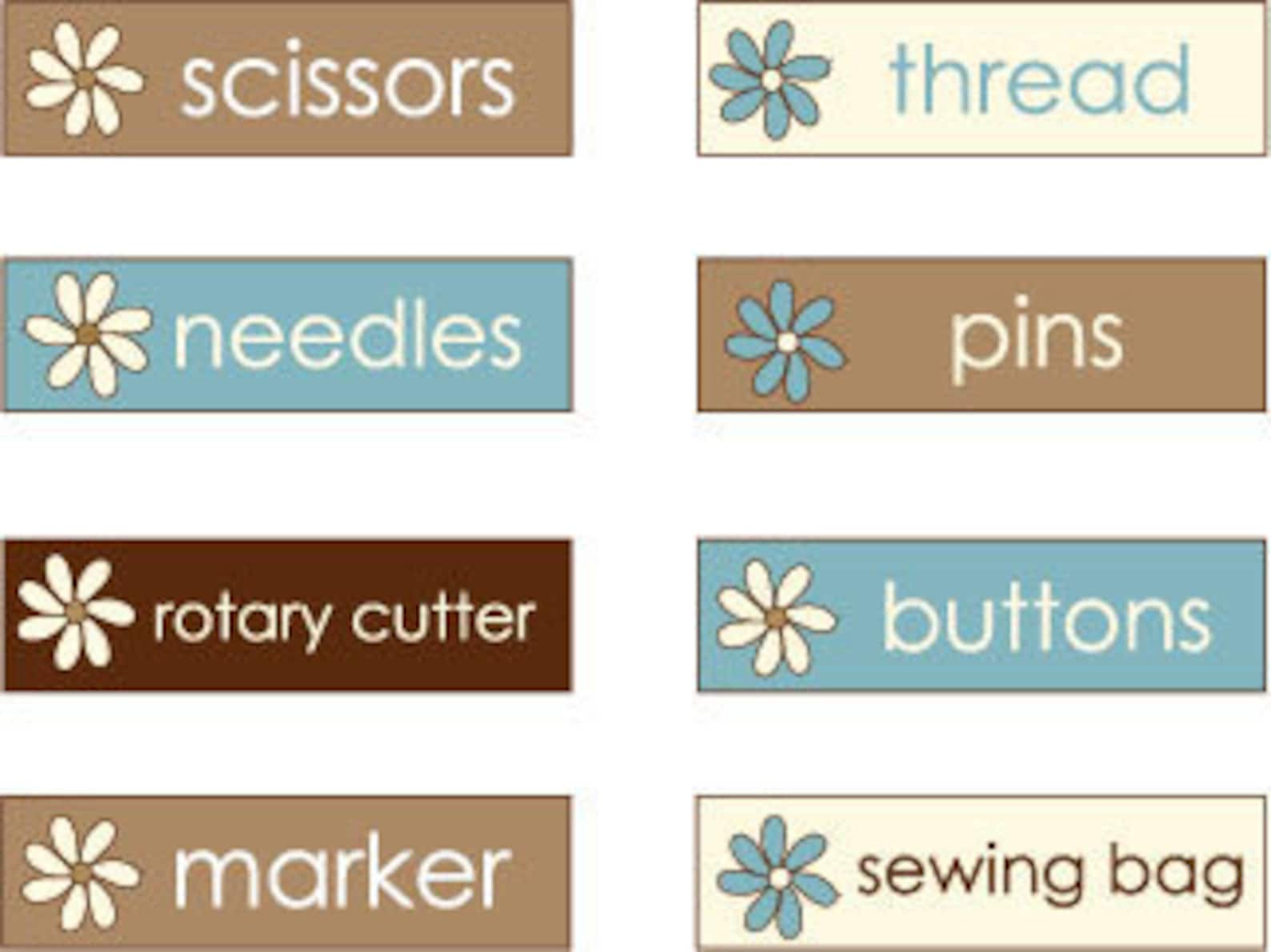 Labels Only Sewing Organizer - Etsy