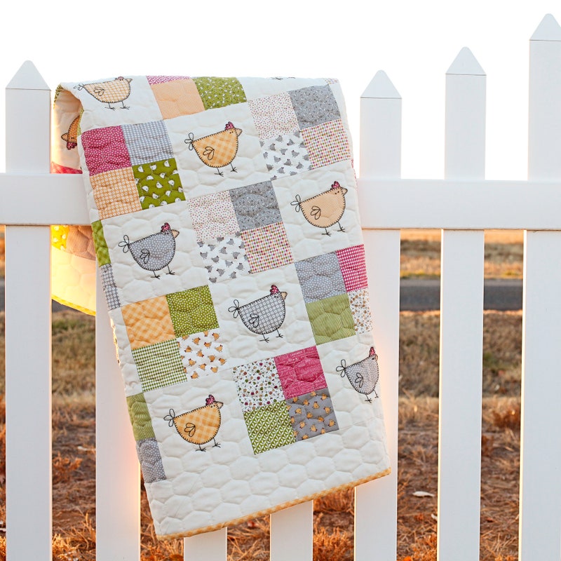 Chicken Quilt Pattern - Etsy