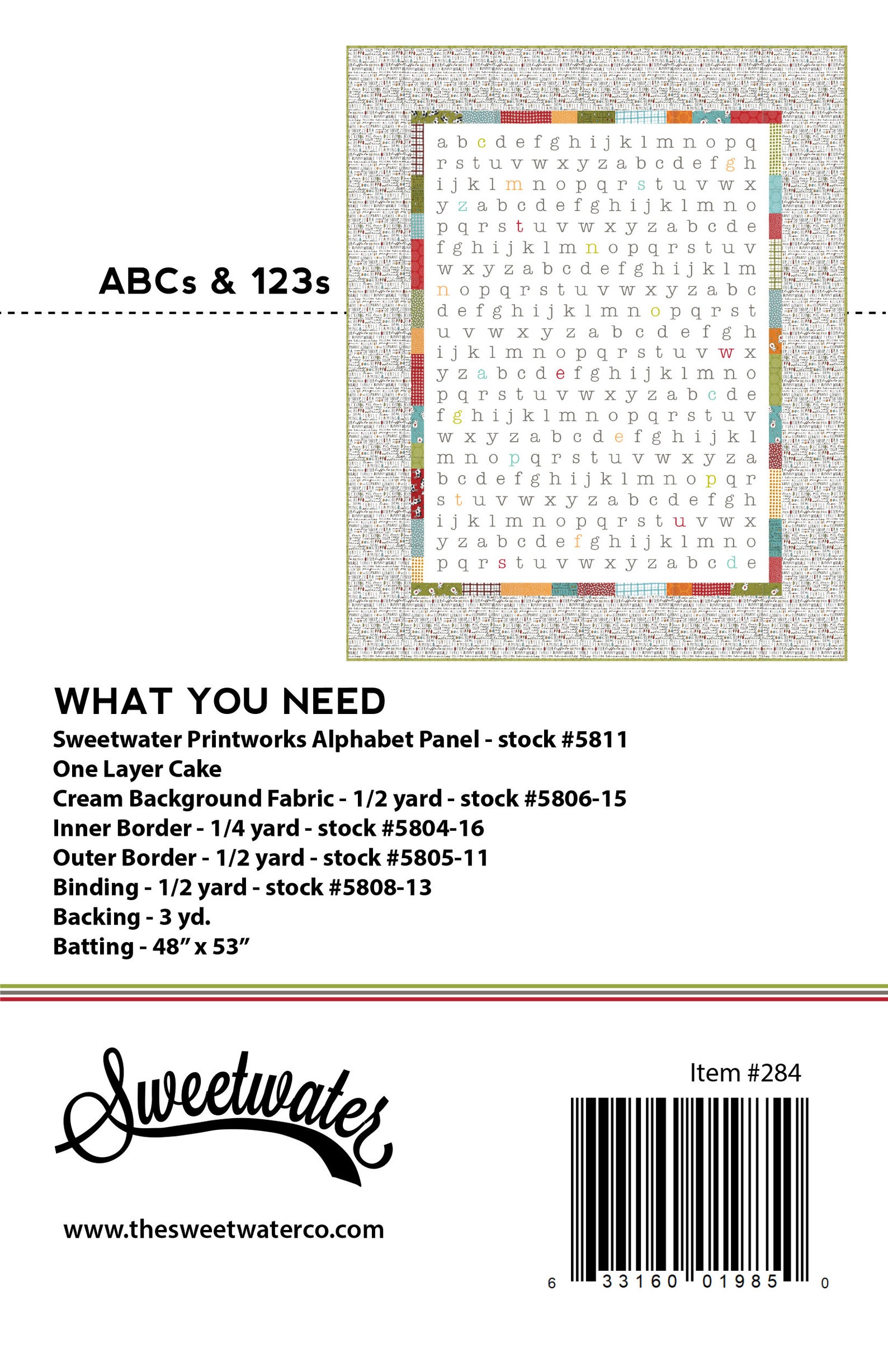 ABC'S & 123's Pattern Download - Etsy