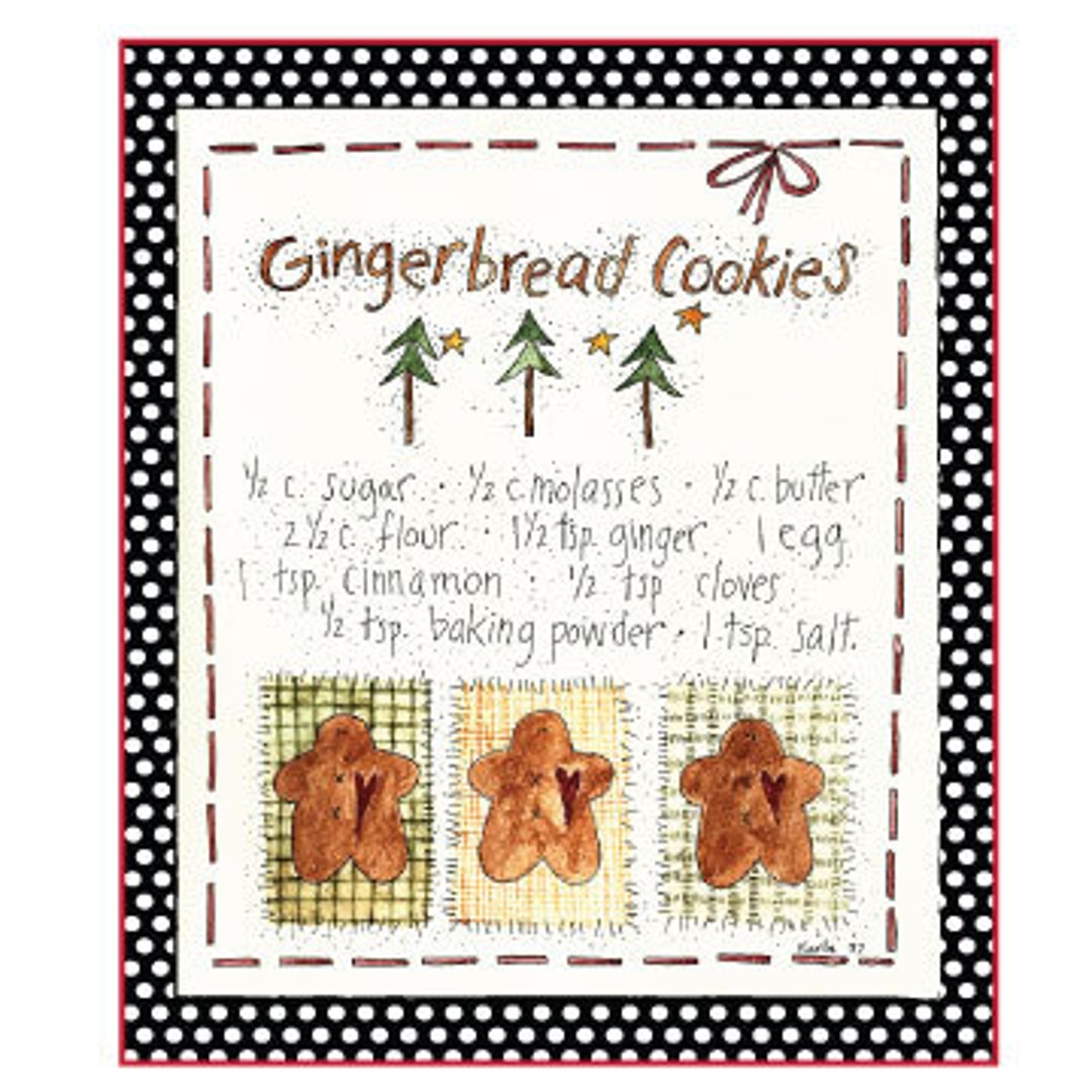 Gingerbread Label - Etsy