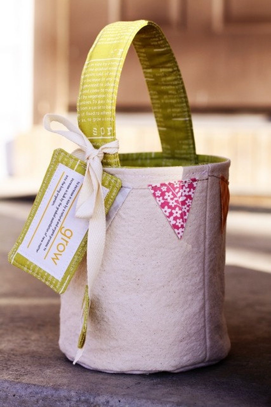 Spring Pail - Download Pattern - Etsy