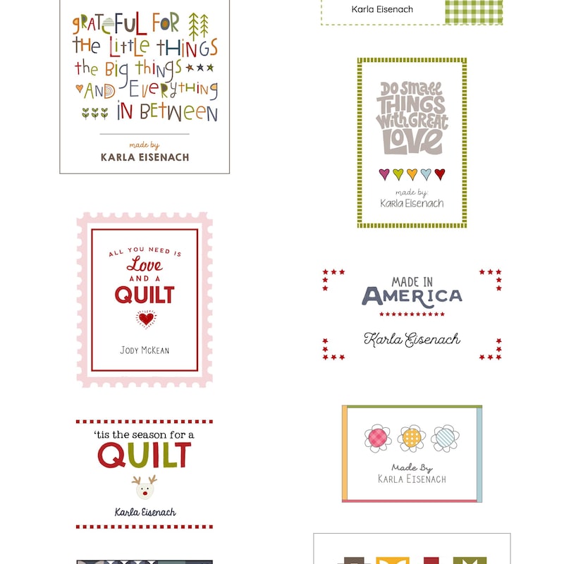Custom Quilt Labels - Etsy