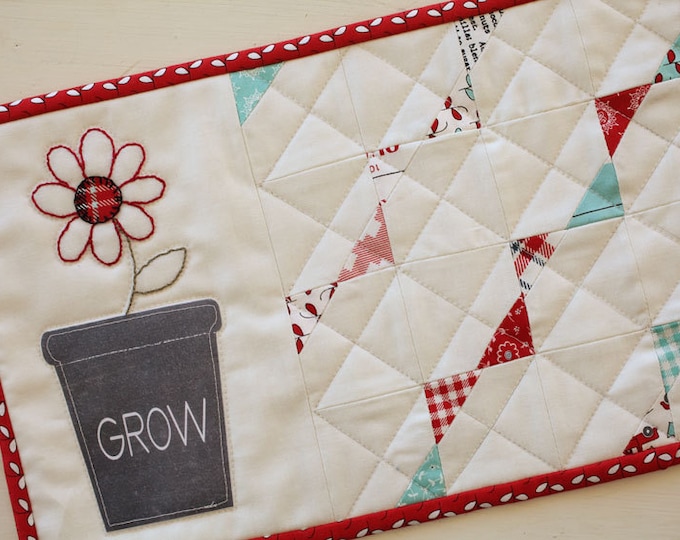 Flower Mini Quilt Download Pattern - Etsy