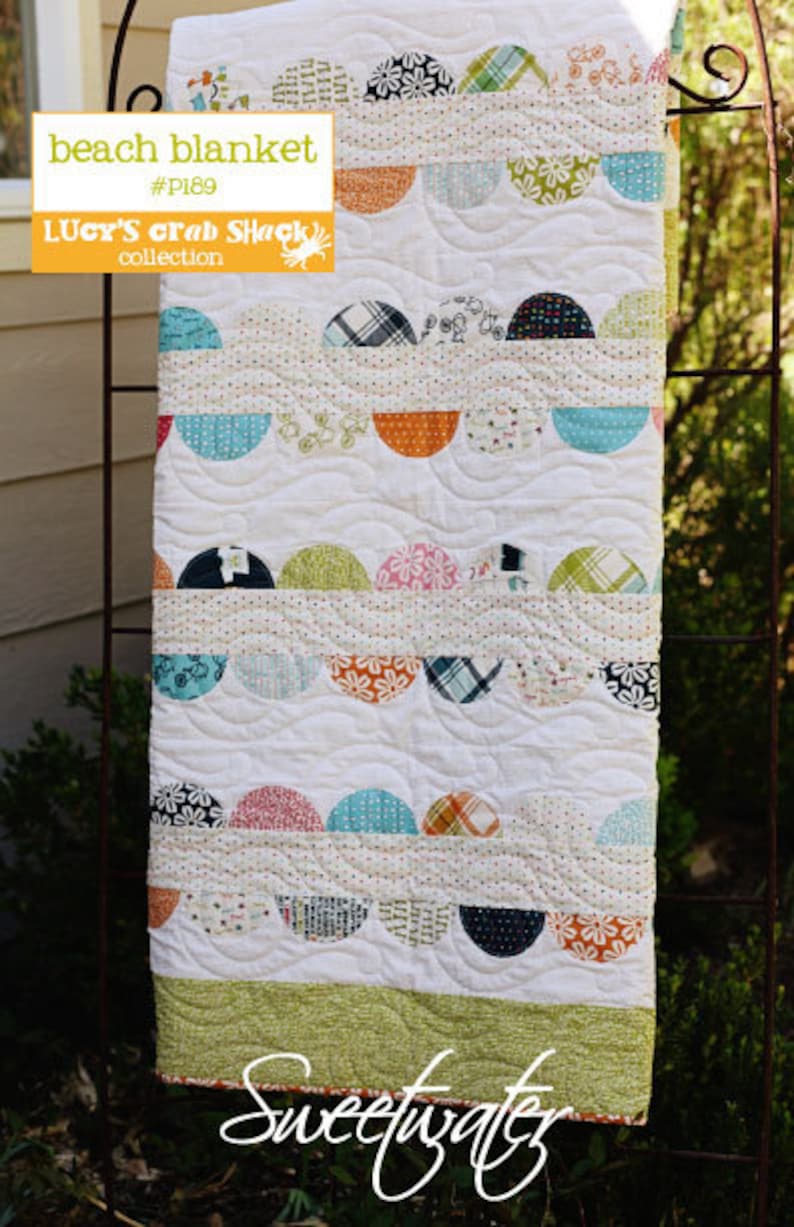 Beach Blanket Pattern | Etsy