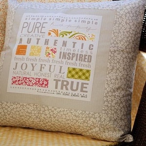 Graphic Pillow- Label Only - Etsy