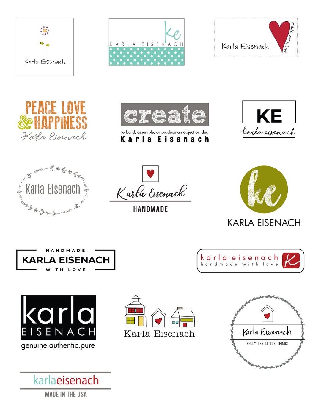 Personalized Labels- Sampler Pack - Etsy