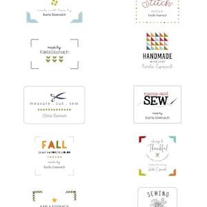 Personalized Labels - Sampler Pack #4 - Etsy