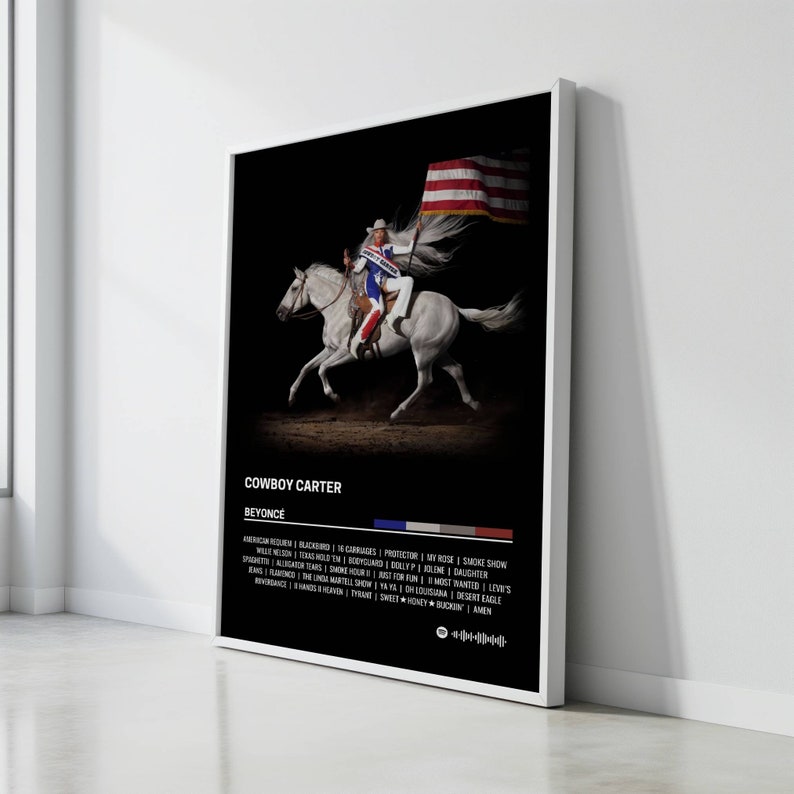 Beyonce Cowboy Carter Poster Digital Download Beyonce Album Cowboy ...