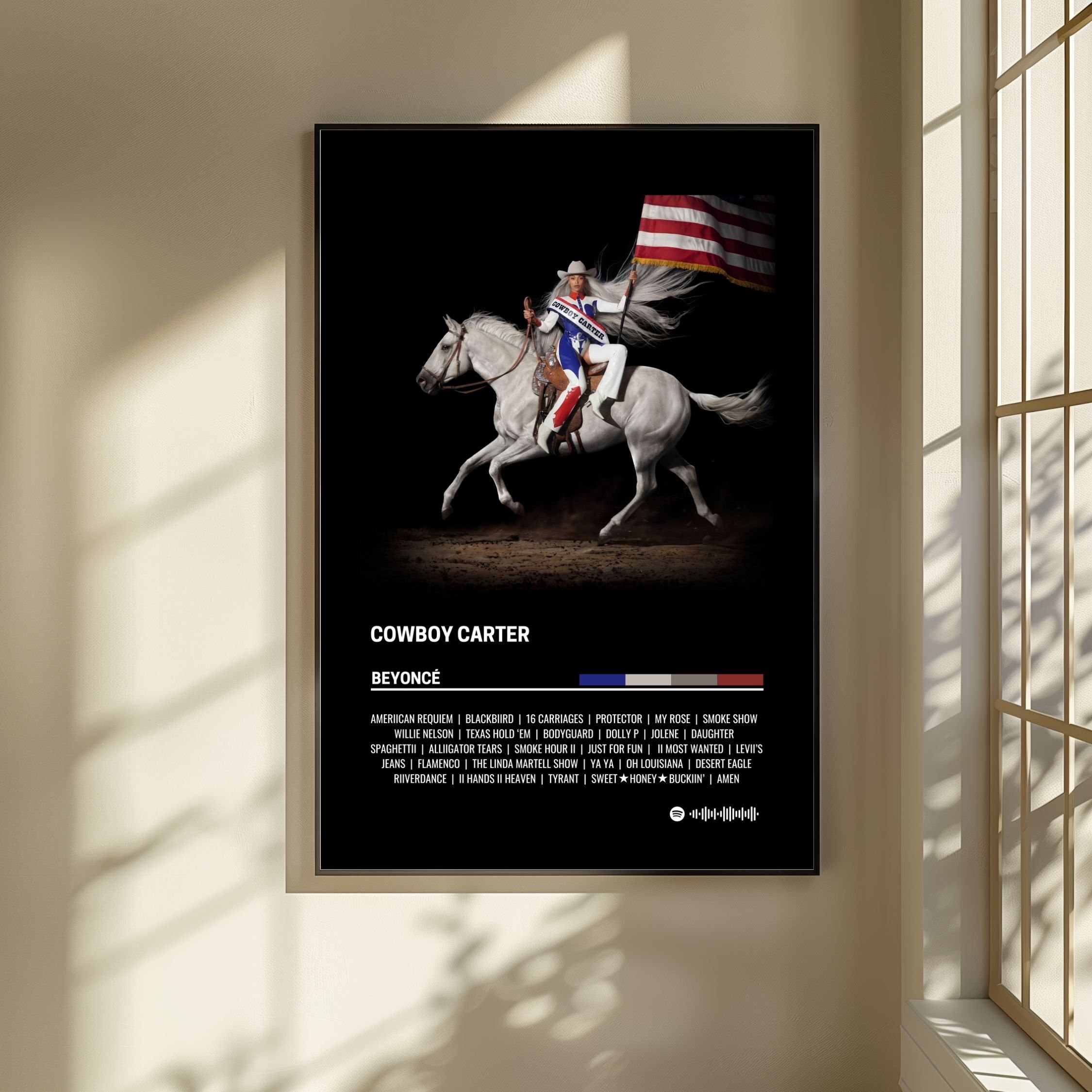 Beyonce Cowboy Carter Poster Digital Download Beyonce Album Cowboy ...