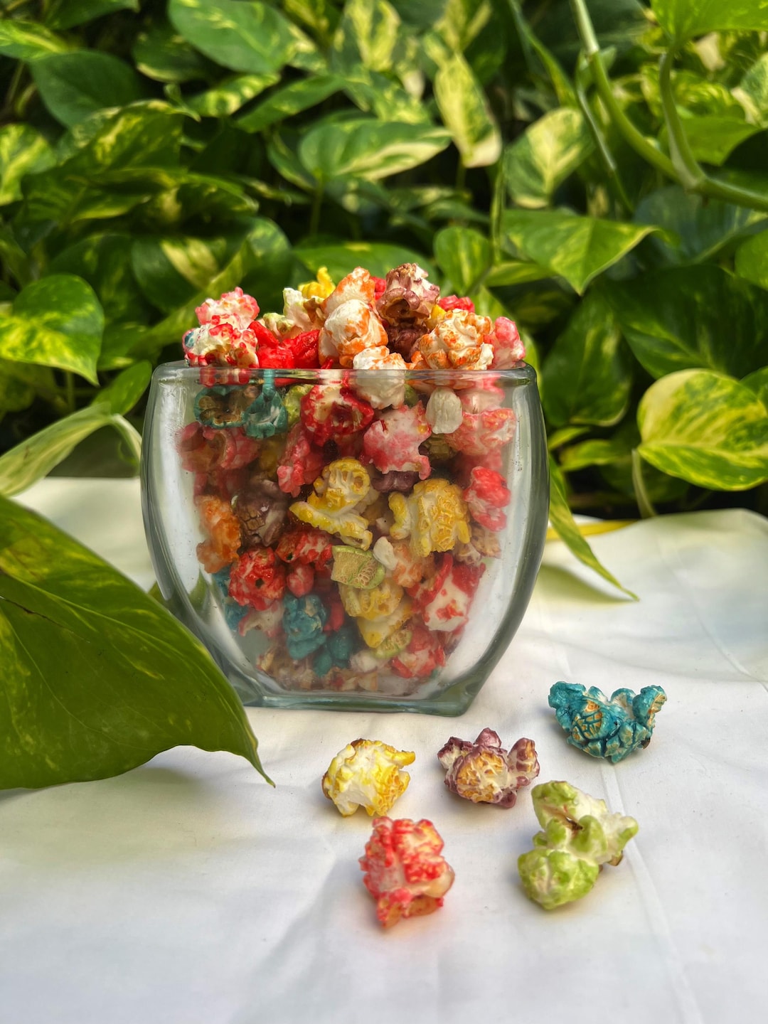 Rainbow Popcorn - Sweet & Salty Colored Kettle Corn, Custom Color ...