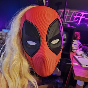 Ladypool Lady Deadpool 3 Mask Cowl Helmet Deadpool and Wolverine Custom ...