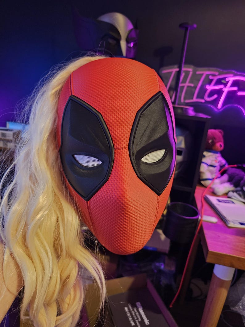 Ladypool Lady Deadpool 3 Mask Cowl Helmet Deadpool and Wolverine Custom ...