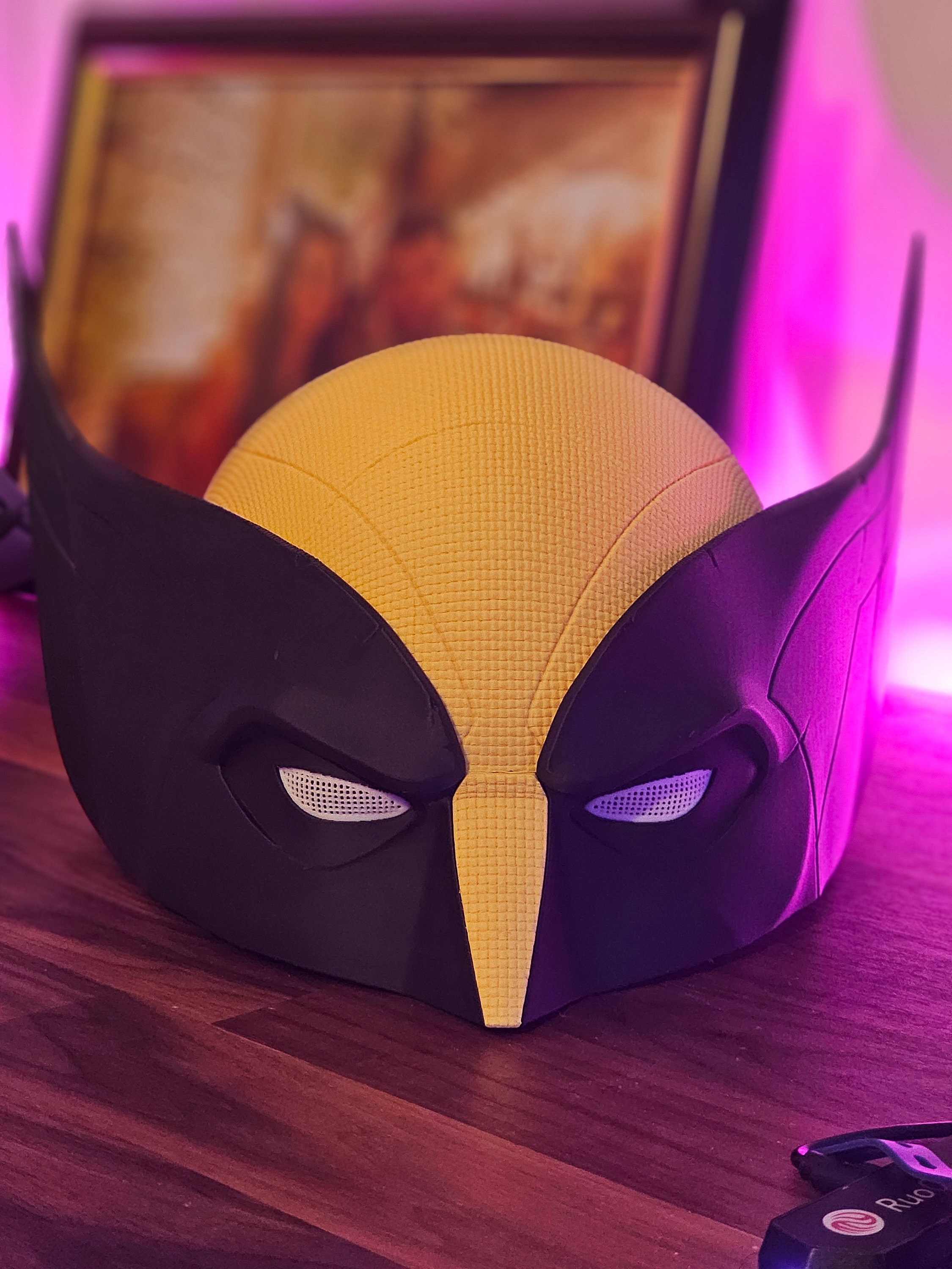 Wolverine Mask Cowl Helmet Deadpool 3 Inspired Custom Replica Cosplay ...
