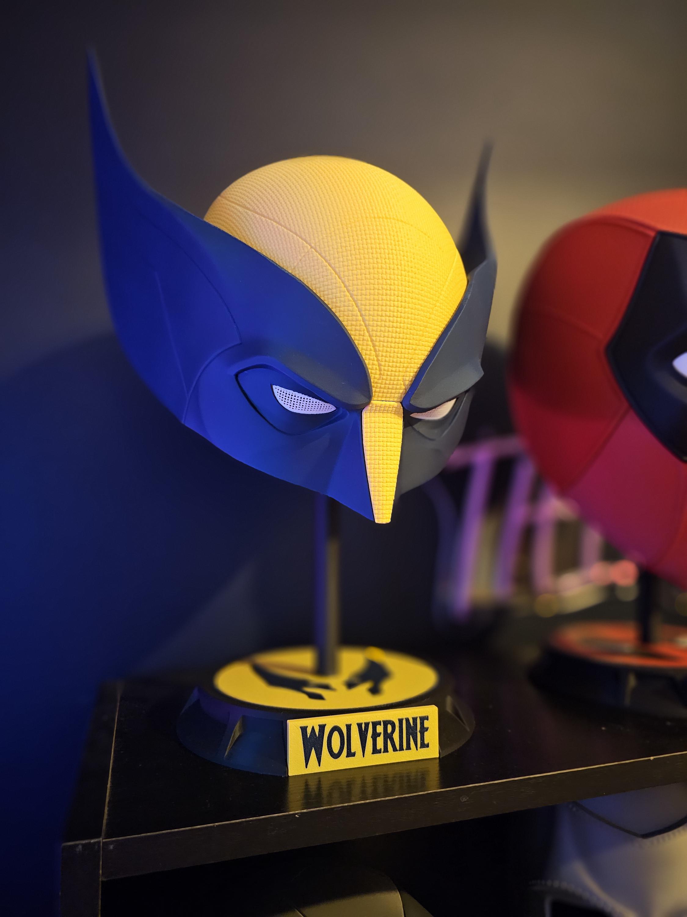 Wolverine Mask Cowl Helmet Deadpool 3 Inspired Custom Replica Cosplay ...