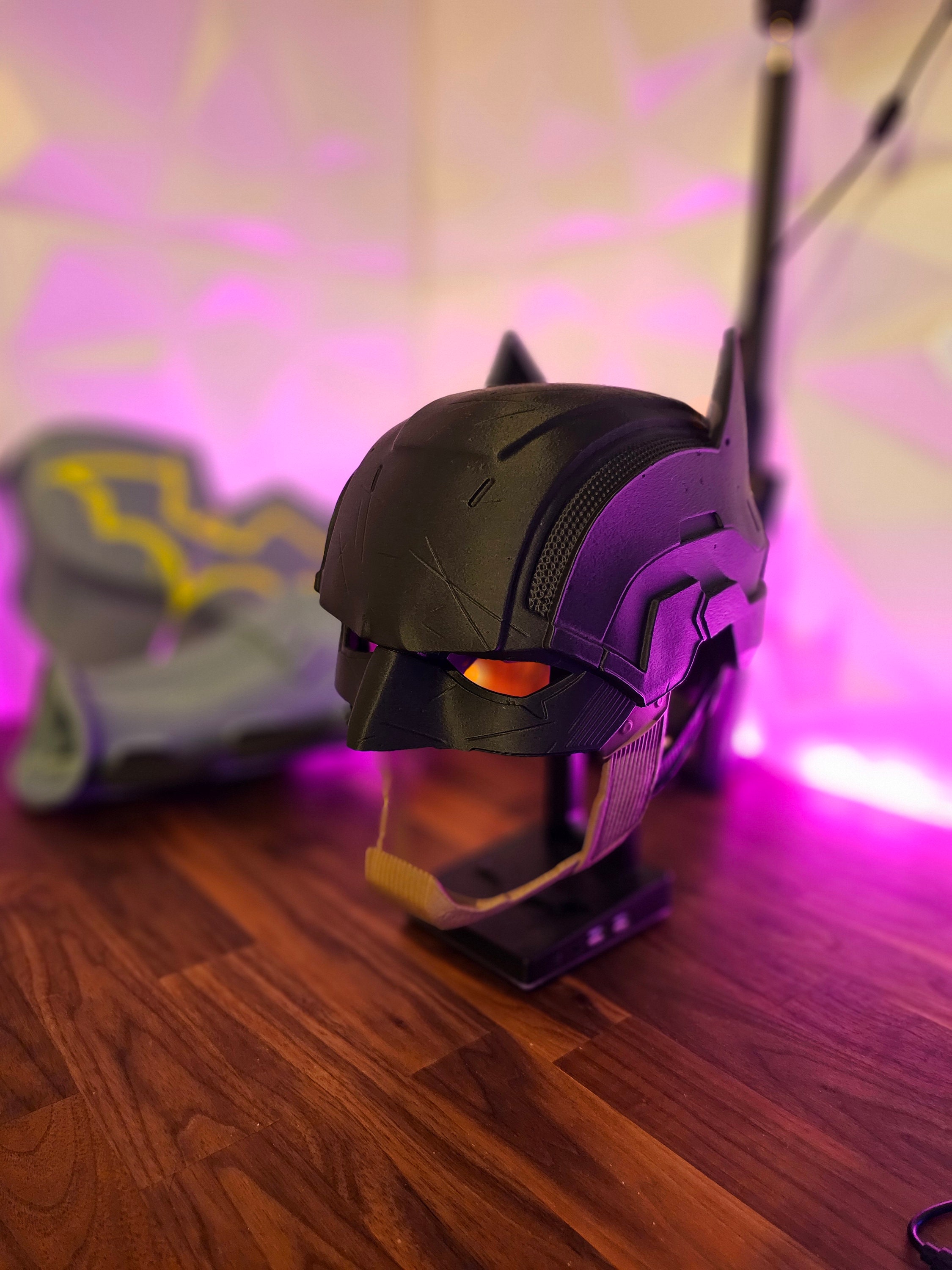 Bat Inspired Dark Detective Mask Cowl Helmet Custom Replica Cosplay - Etsy