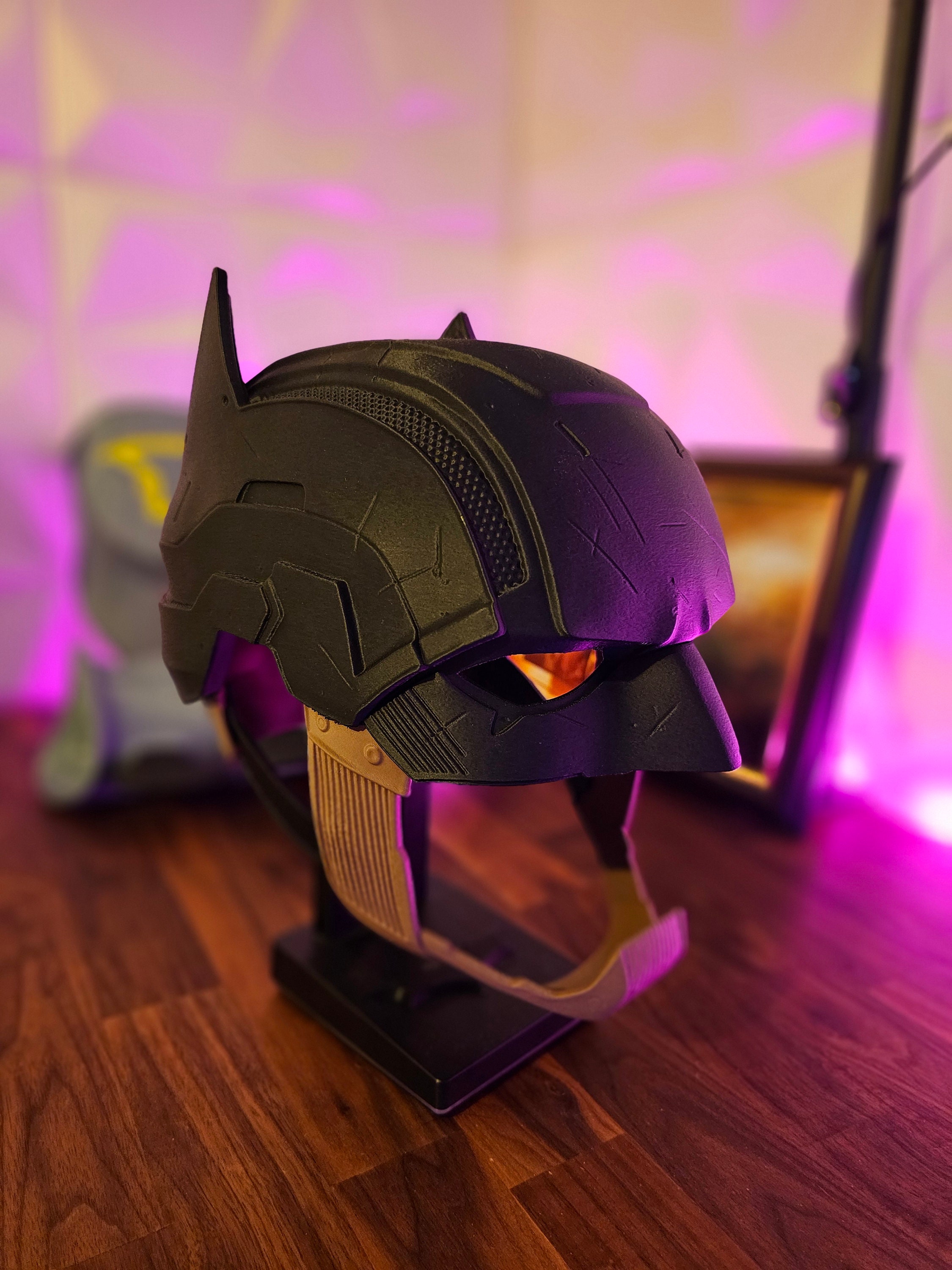 Bat Inspired Dark Detective Mask Cowl Helmet Custom Replica Cosplay - Etsy