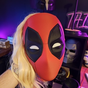 Ladypool Lady Deadpool 3 Mask Cowl Helmet Deadpool and Wolverine Custom ...