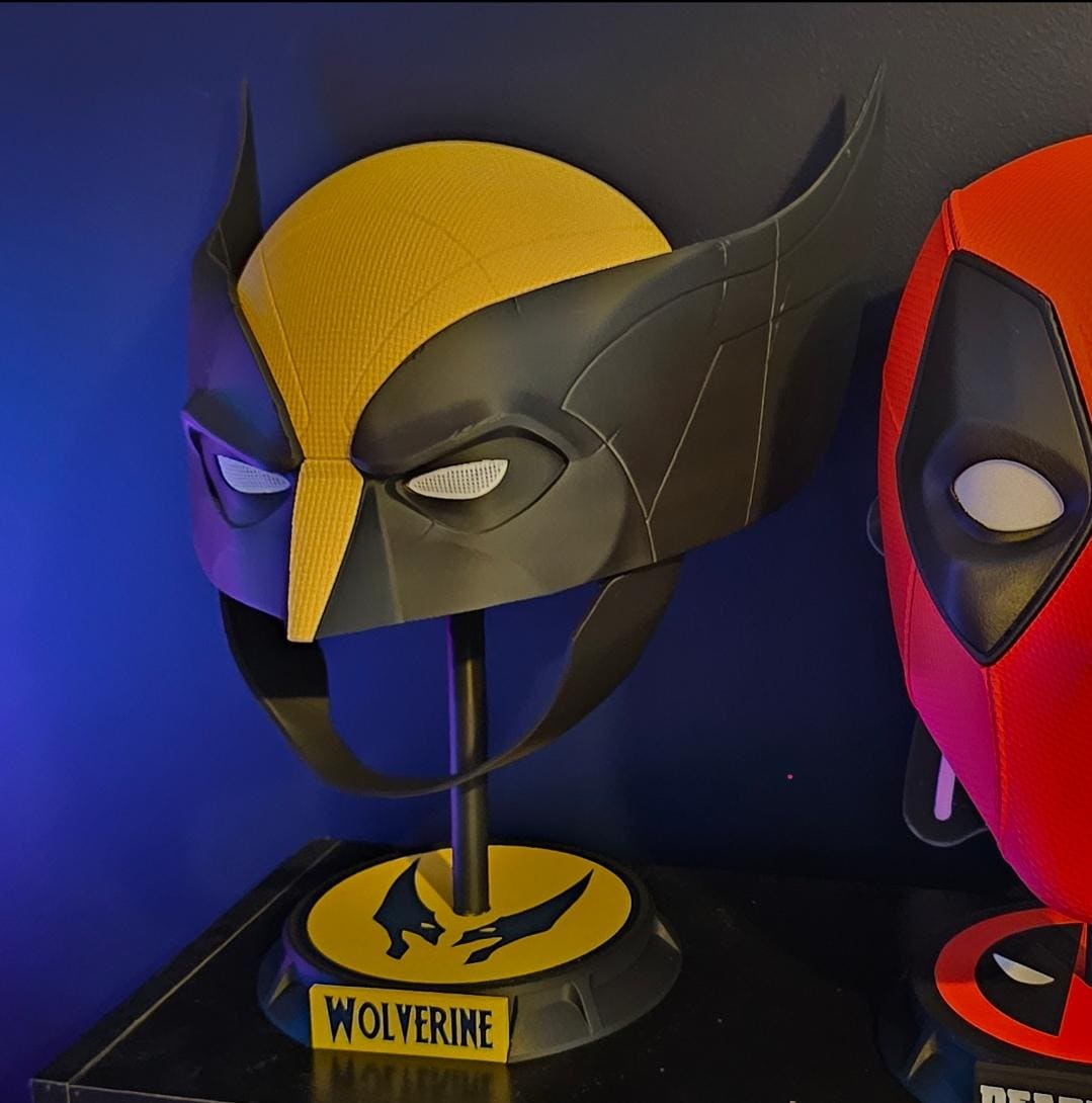 Wolverine Mask Cowl Helmet Deadpool 3 Inspired Custom Replica Cosplay ...