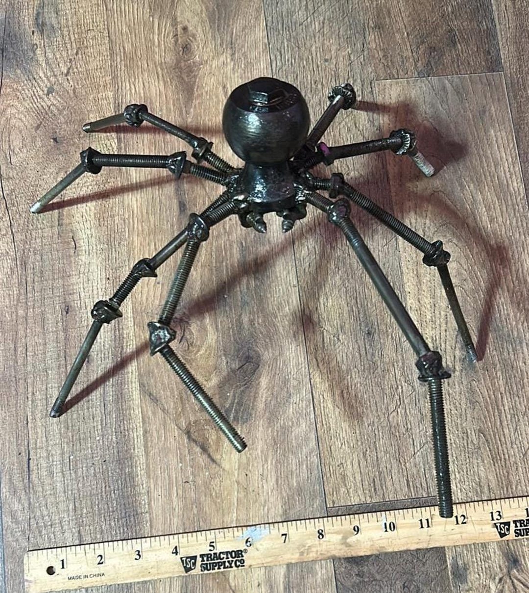 Large Spider Metal Art Sculpture - Etsy