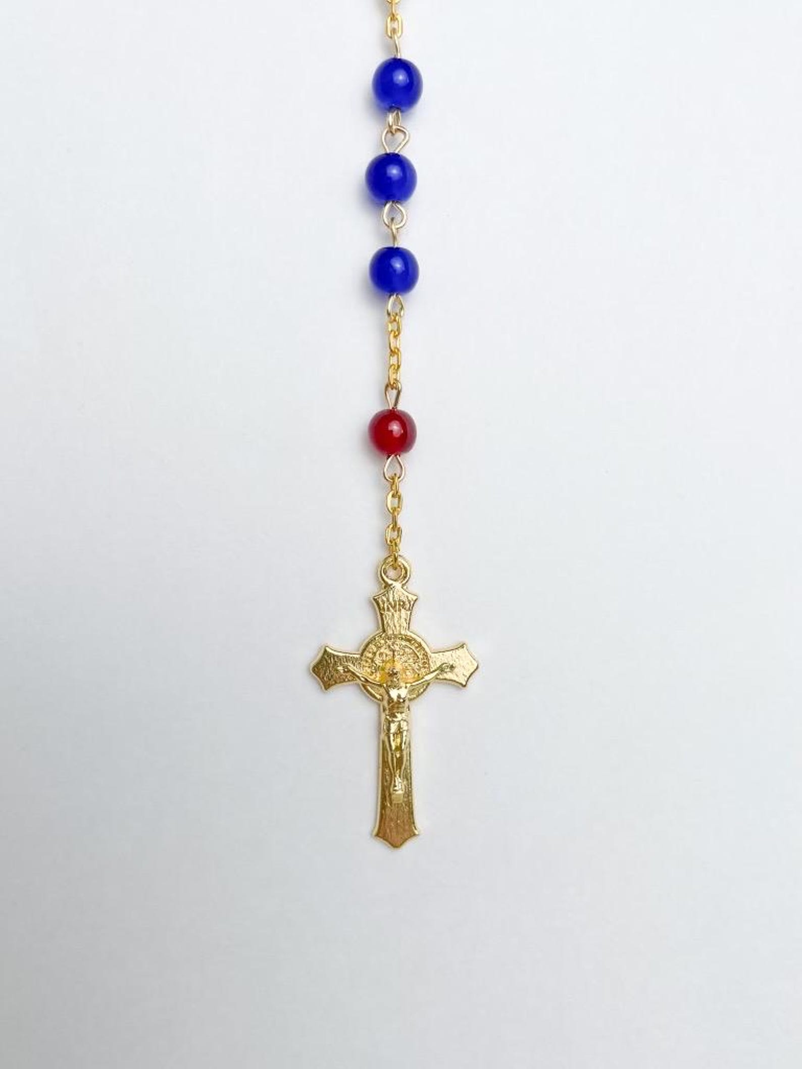 Blue Divine Mercy Rosary - Etsy