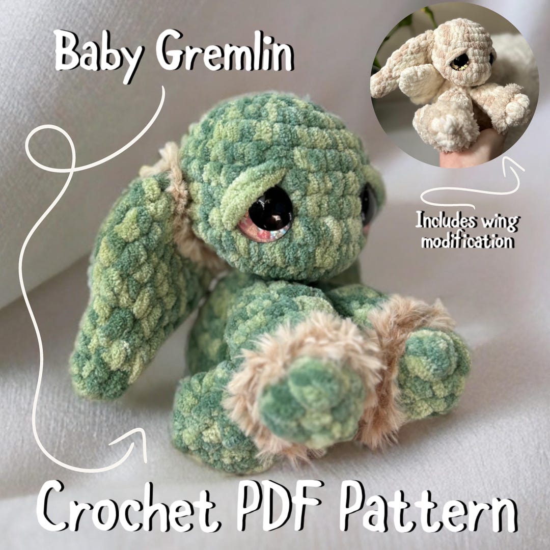 Baby Gremlin Crochet PDF Pattern - Etsy