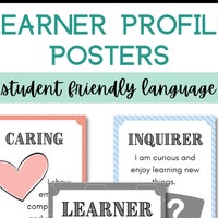 IB Learner Profile Posters PYP Classroom IB Pyp Posters - Etsy