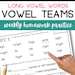 Six Types of Syllables Phonics Worksheet Vowel Teams Reading Worksheet ...