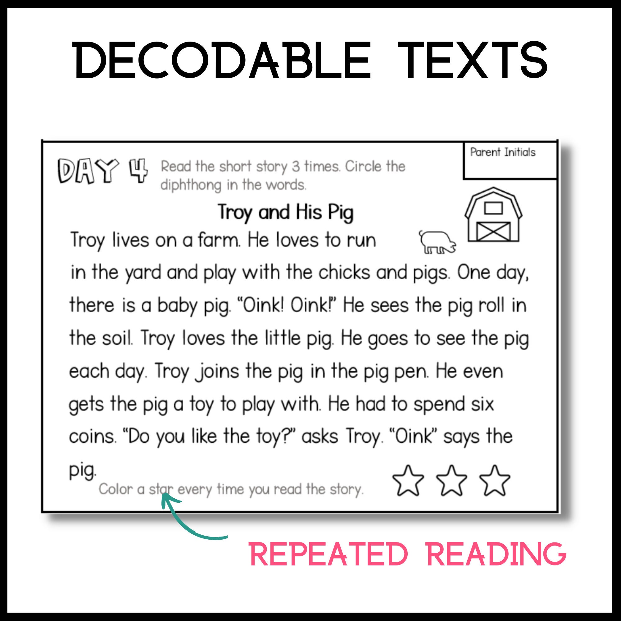 Six Types of Syllables Phonics Worksheet Long Vowels Diphthongs Reading ...