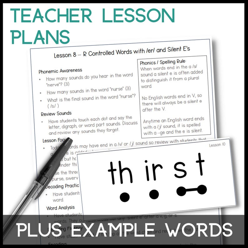 1st and 2nd Grade Phonics Worksheets R Controlled Words Lessons Phonics ...