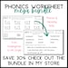 CVC Words and Digraphs Phonics Worksheets for Beginning Readers ...