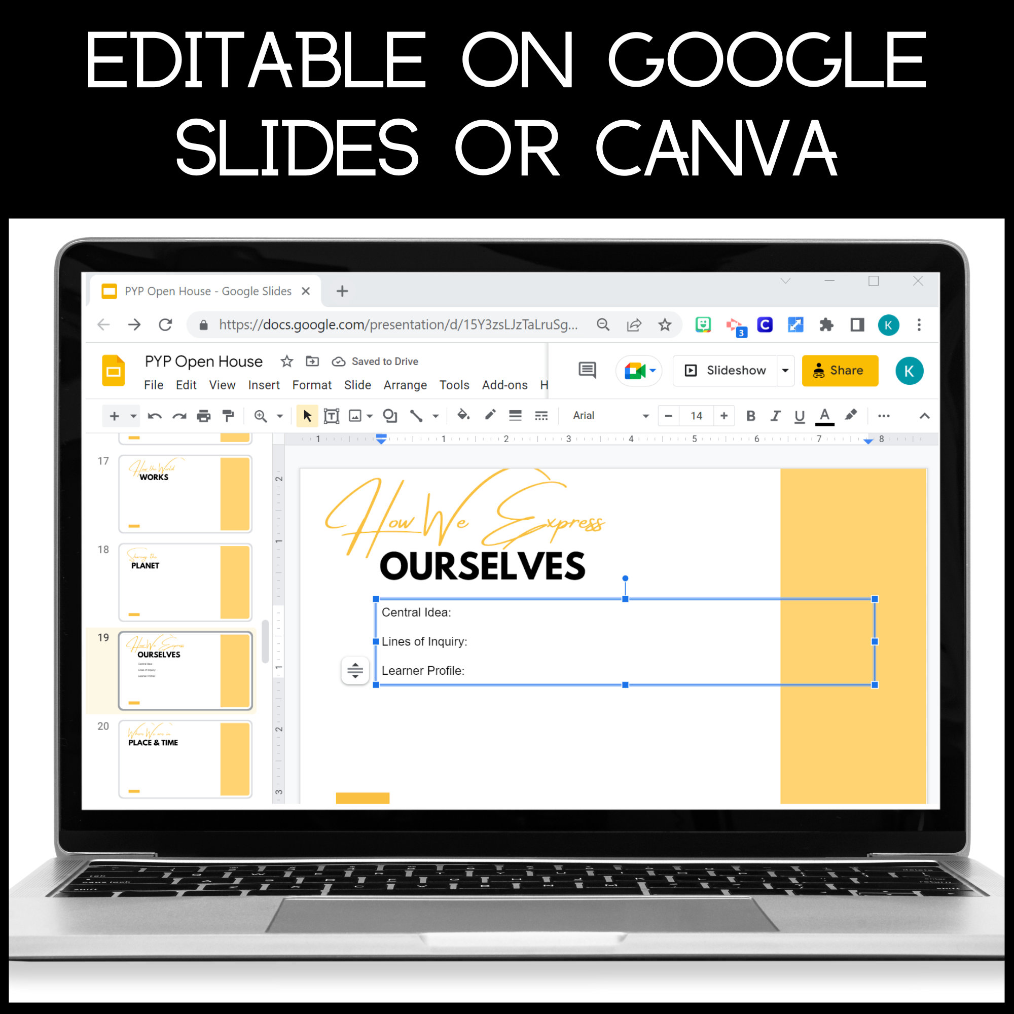 Editable IB PYP Parent Information Presentation | Open House Powerpoint ...