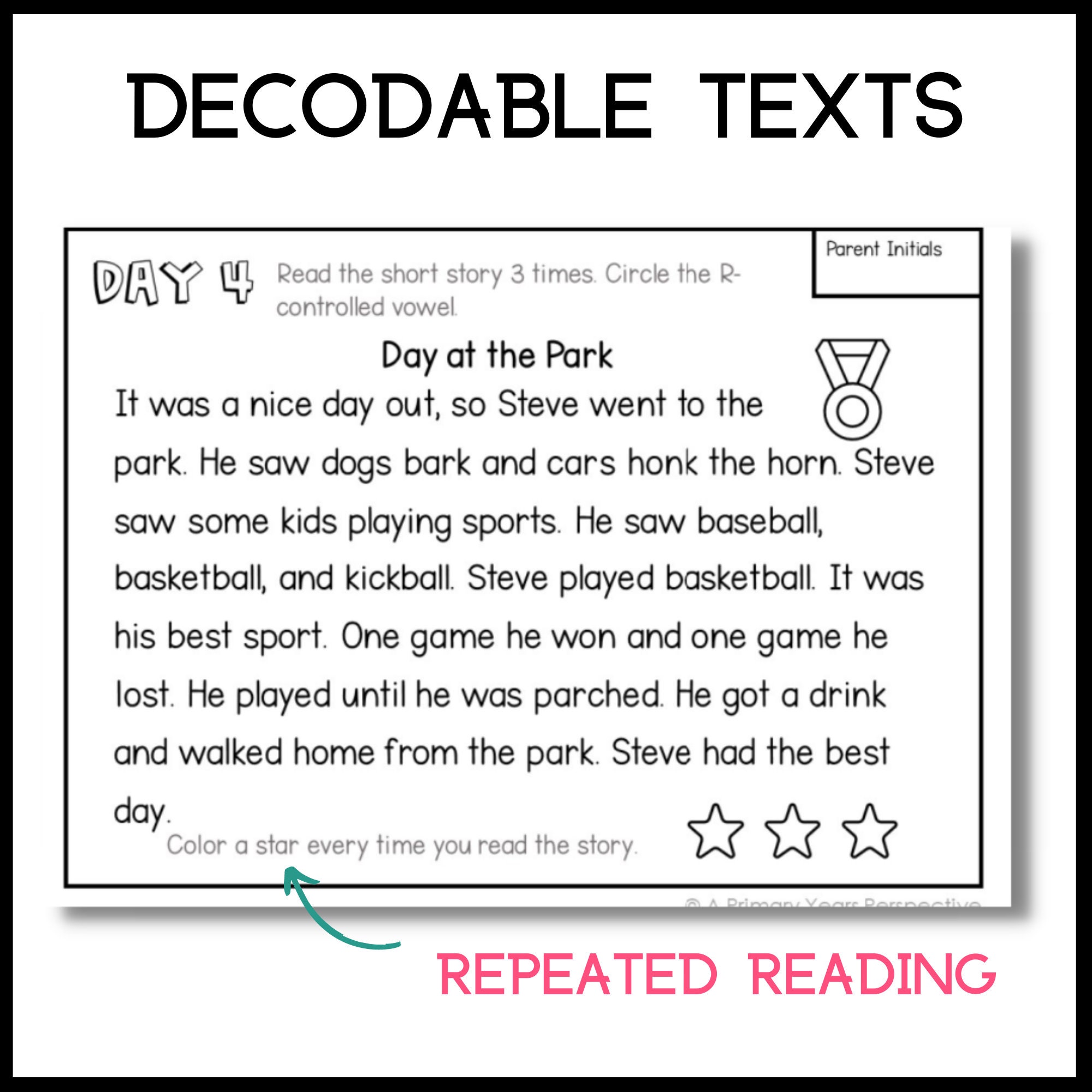 Phonics Worksheet R Controlled Vowel Words Reading Worksheet for 2nd ...