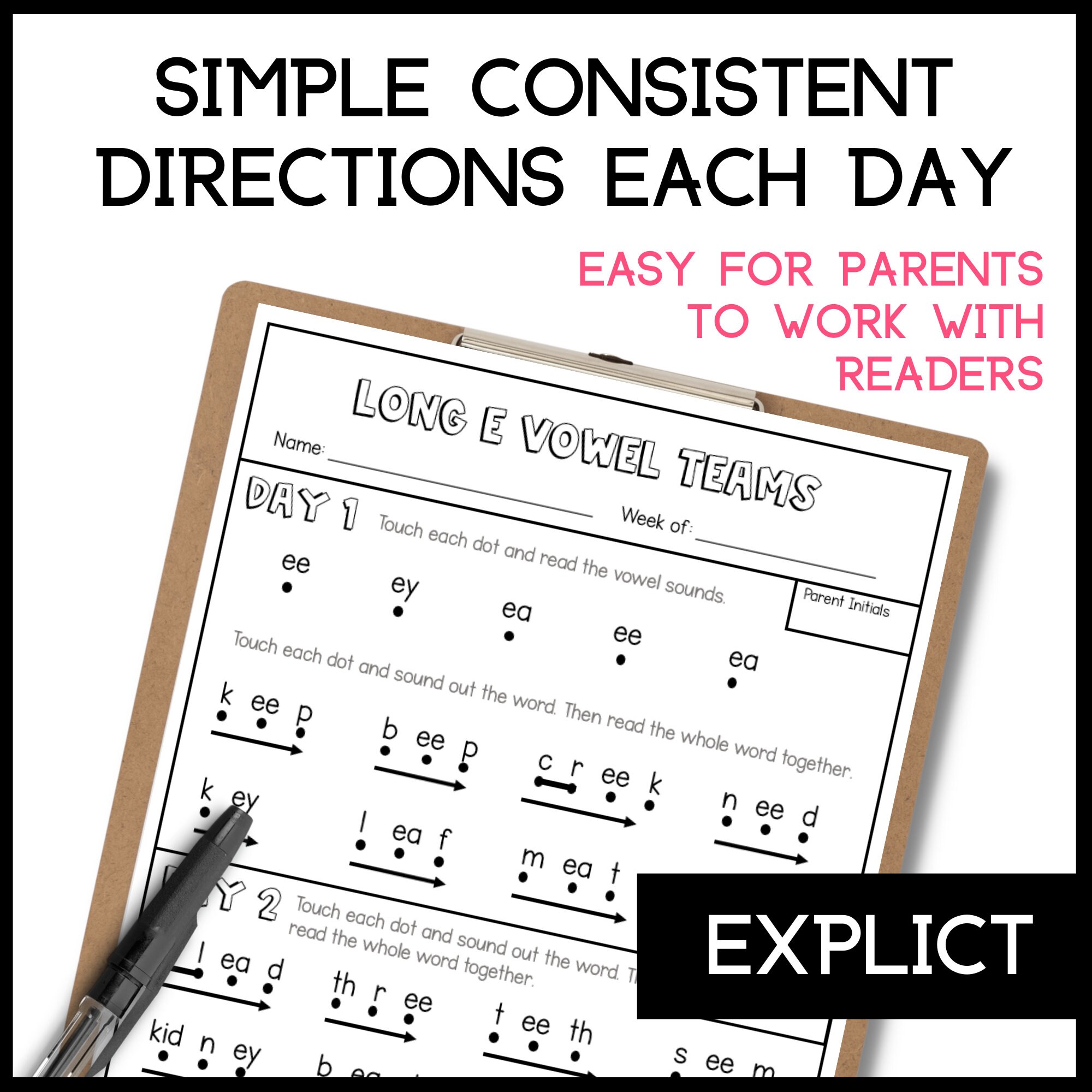 Six Types of Syllables Phonics Worksheet Vowel Teams Reading Worksheet ...