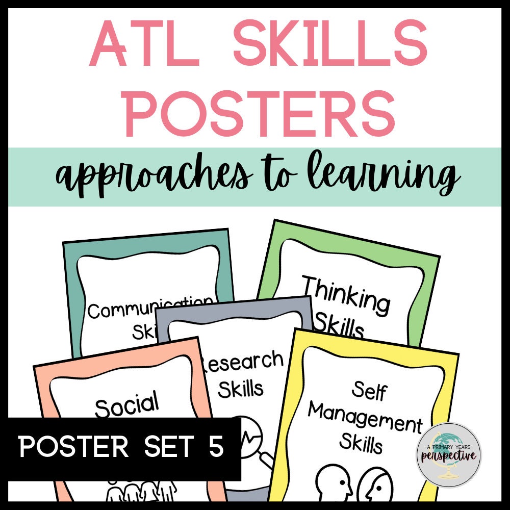 IB PYP Classroom Posters IB Learner Profile Posters Key Concept Posters ...