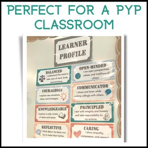 IB Learner Profile Posters PYP Classroom IB Pyp Posters - Etsy