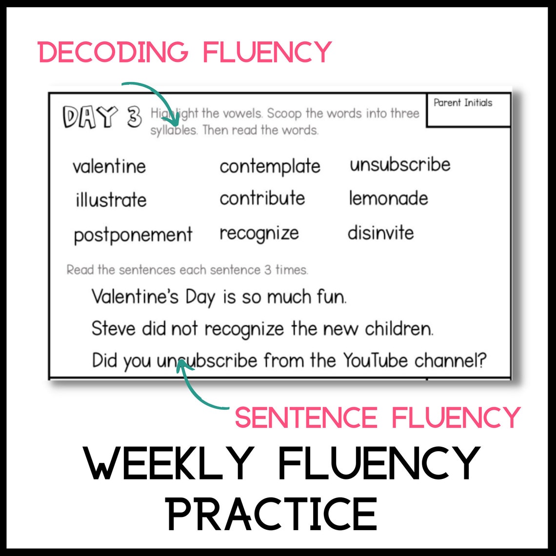 Phonics Worksheet Multisyllable Words With Silent E Words VCE Words ...