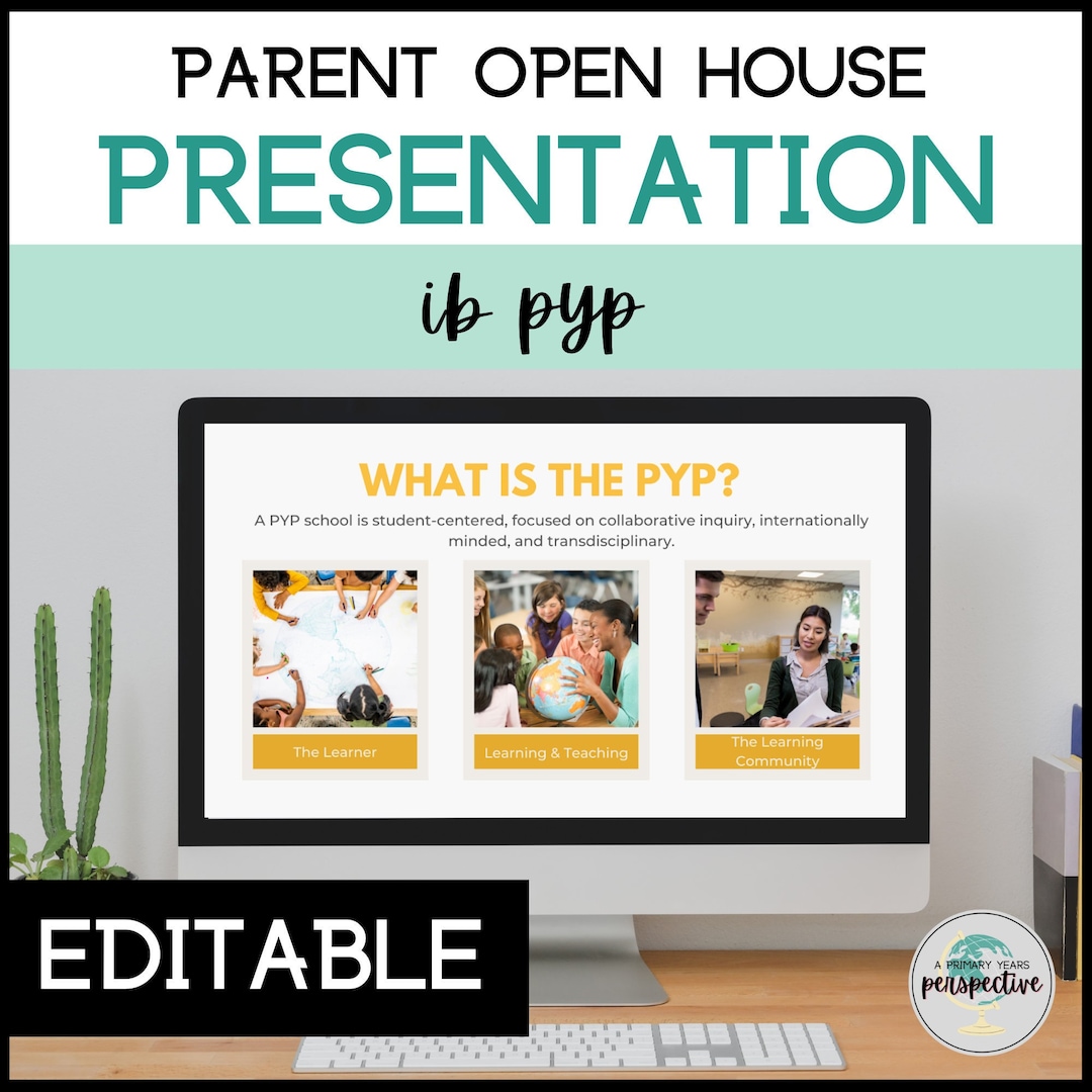 Editable IB PYP Parent Information Presentation | Open House Powerpoint ...