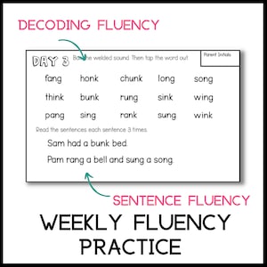 Phonics Worksheet Decoding Welded Sounds Decodable Text Homeschool ...