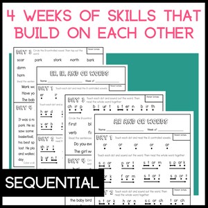 Phonics Worksheet R Controlled Vowel Words Reading Worksheet for 2nd ...