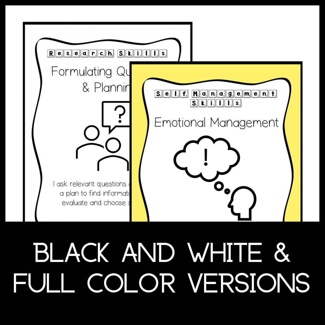 IB PYP Posters for Approaches to Learning ATL Skills Posters for ...