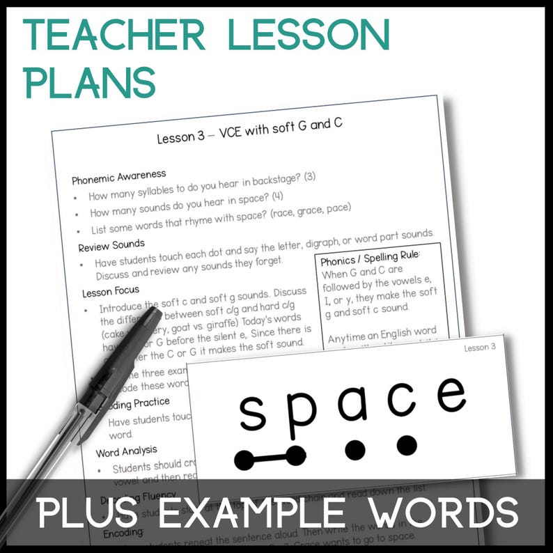 Silent E Worksheets VCE Words Long Vowel Small Group Intervention ...