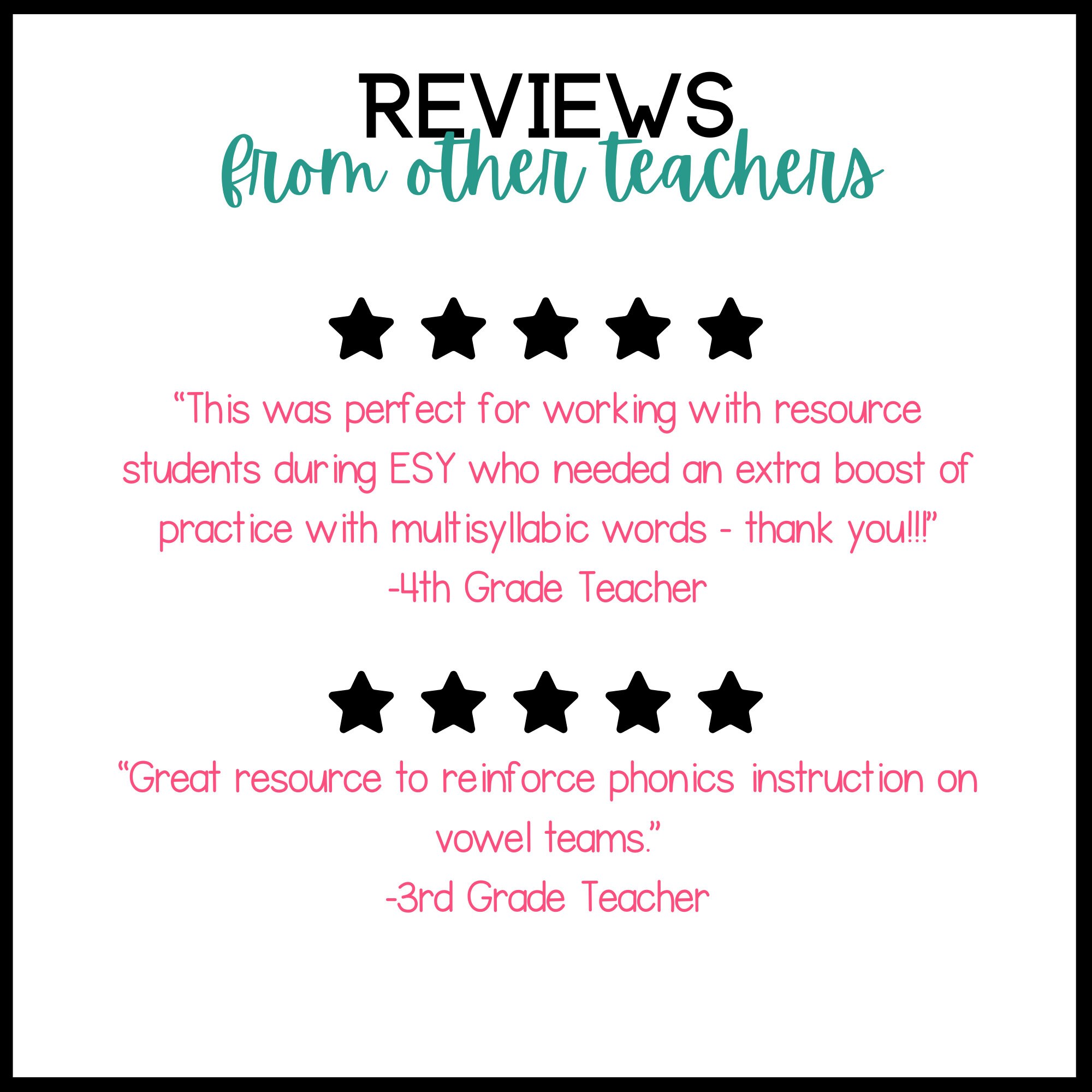 Six Types of Syllables Phonics Worksheet With Multisyllable Words With ...