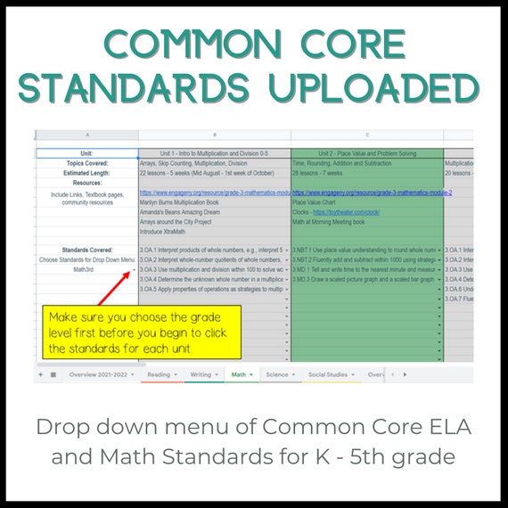 Common Core Standards Curriculum Maps Teachers Hit The Common Core